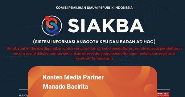 KPU Minsel Buka Pendaftaran Anggota PPK dan PPS Lewat Aplikasi SIAKBA ...